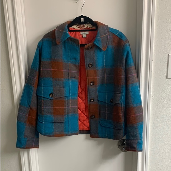 Sundance | Jackets & Coats | Sundance Blue And Brown Lightweight Shirt ...